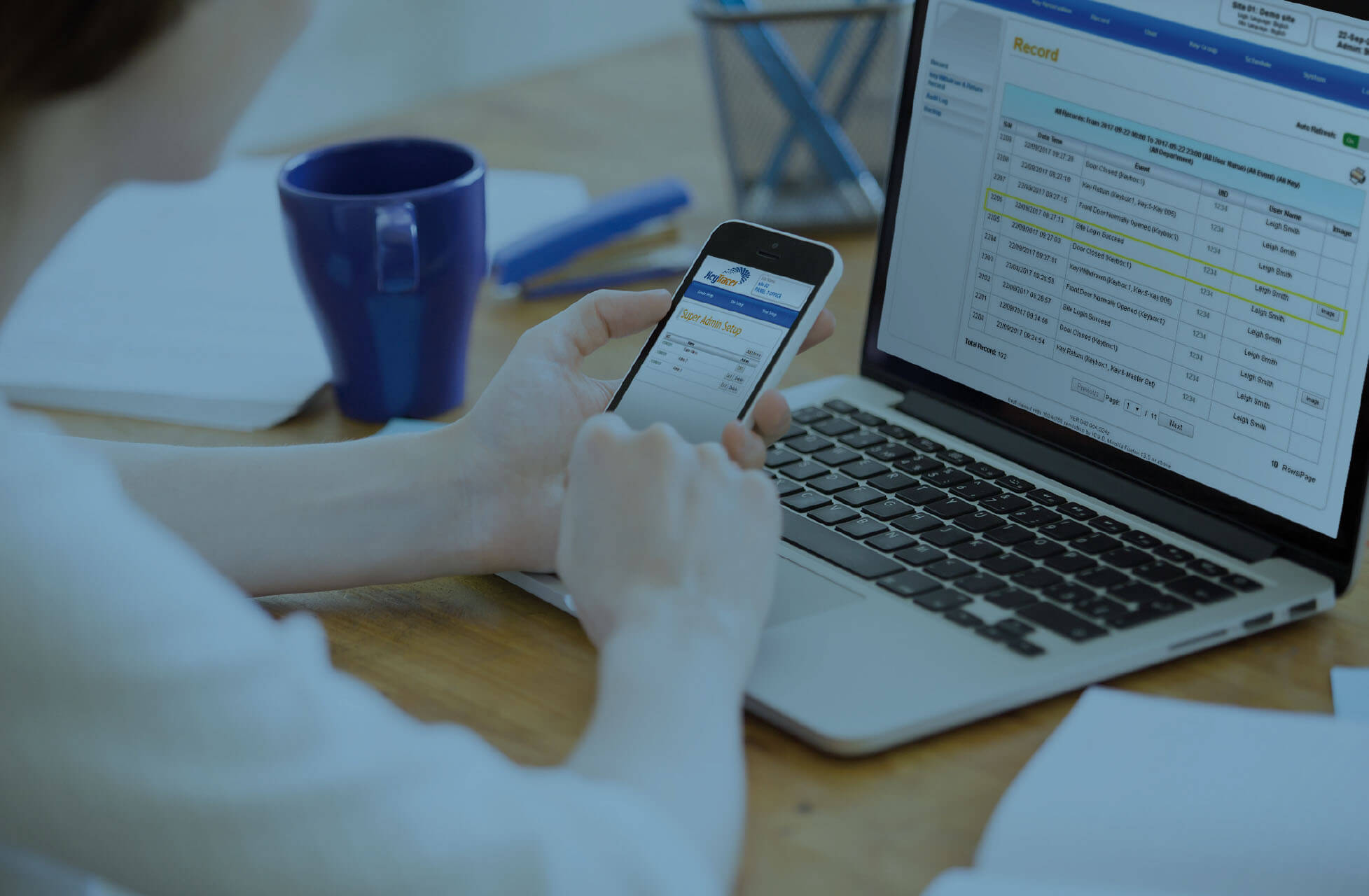 High-Security RFID Key Management System